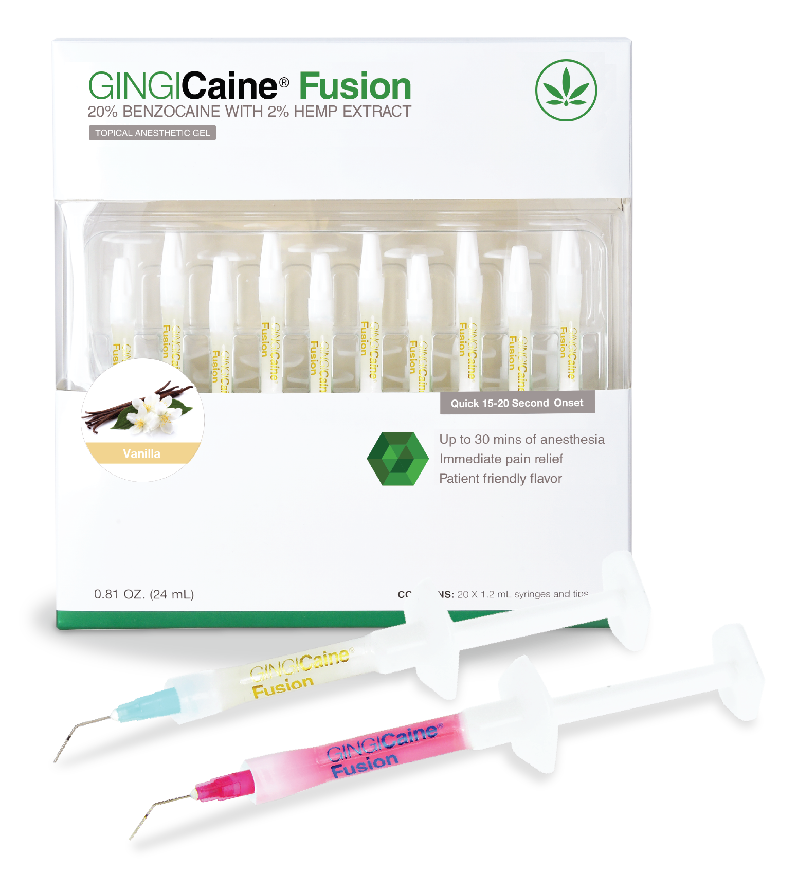 Teeth Whitening Gel Syringes Gingicaine Gel Syringes - The Dental ...