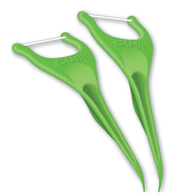 GUM Eez-Thru Angled Flossers | Sunstar Americas, Inc.
